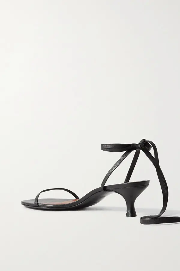 REFORMATION Carina Lace-up Leather Sandals