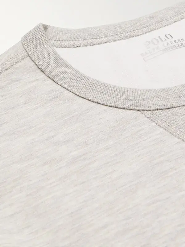 Polo Ralph Lauren Logo-embroidered Jersey Crewneck Sweatshirt - Gray