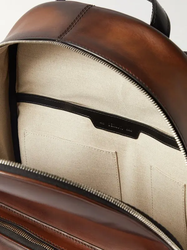 Berluti Scritto Leather Backpack