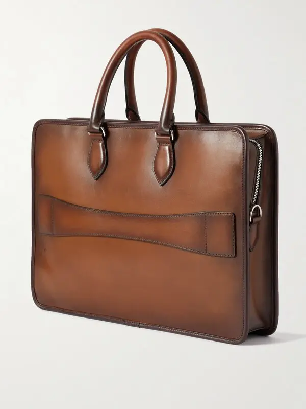 Berluti Scritto Venezia Leather Briefcase