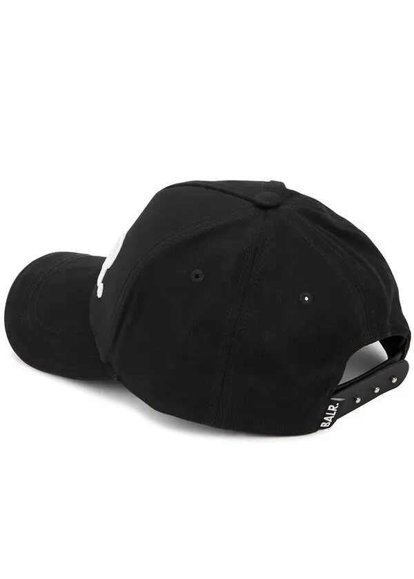 BALR. Black Logo-embroidered Cotton-twill Cap