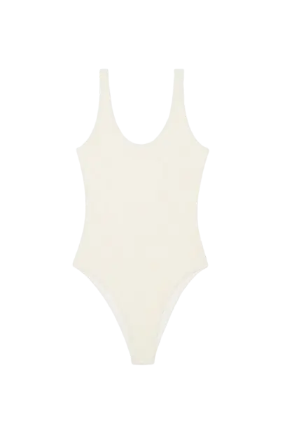 ANINE BING Jace One-piece Swimsuit - Cream
