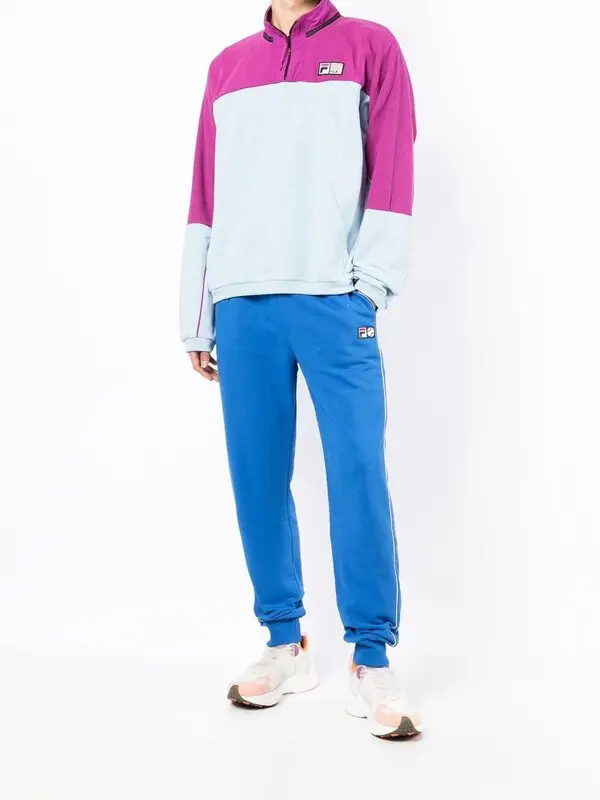 FILA Logo-patch Half-zip Sweater