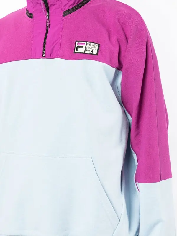 FILA Logo-patch Half-zip Sweater