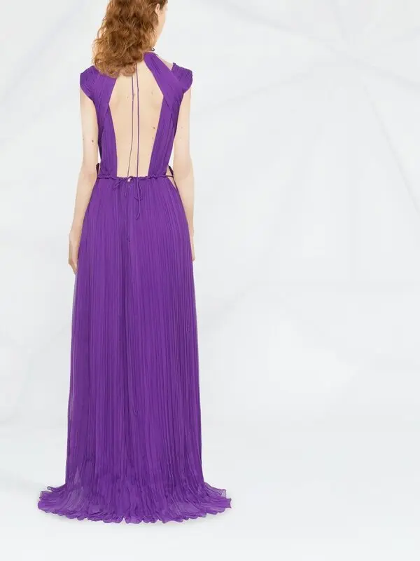 Alberta Ferretti Cut-out Halterneck Maxi Dress
