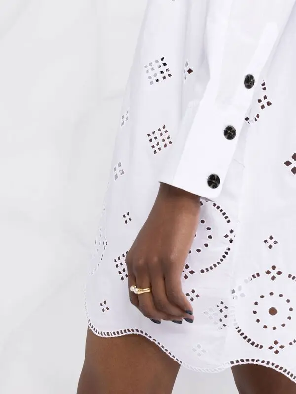 GANNI Long-sleeve Shirt Dress
