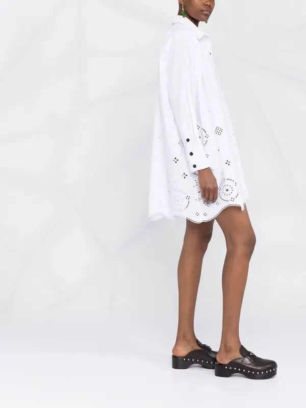 GANNI Long-sleeve Shirt Dress