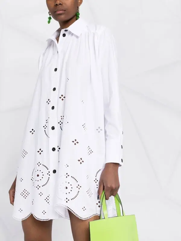 GANNI Long-sleeve Shirt Dress