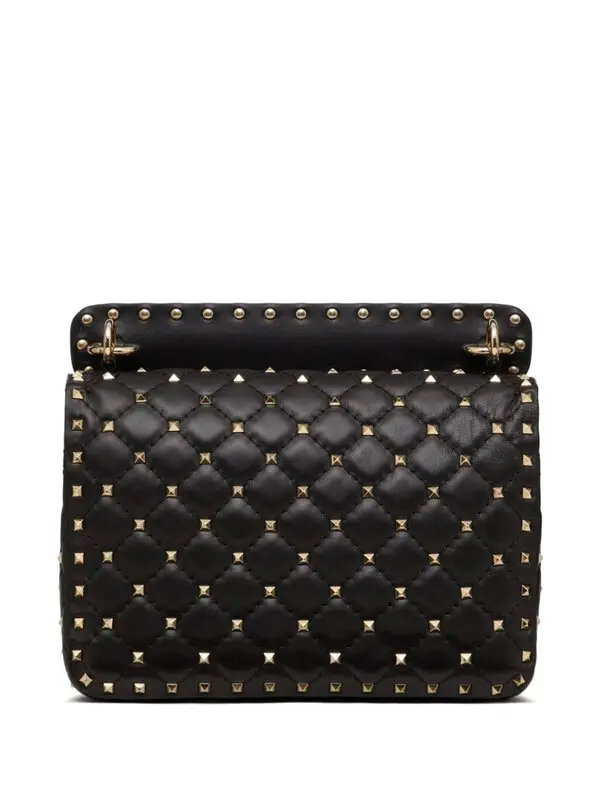Valentino Garavani Rockstud Spike Shoulder Bag - Black