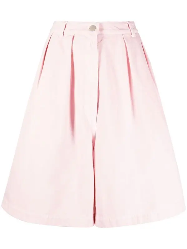 Raf Simons Pleated Denim Shorts