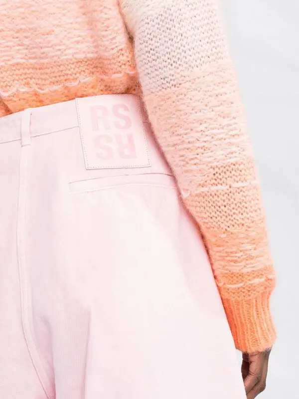 Raf Simons Pleated Denim Shorts