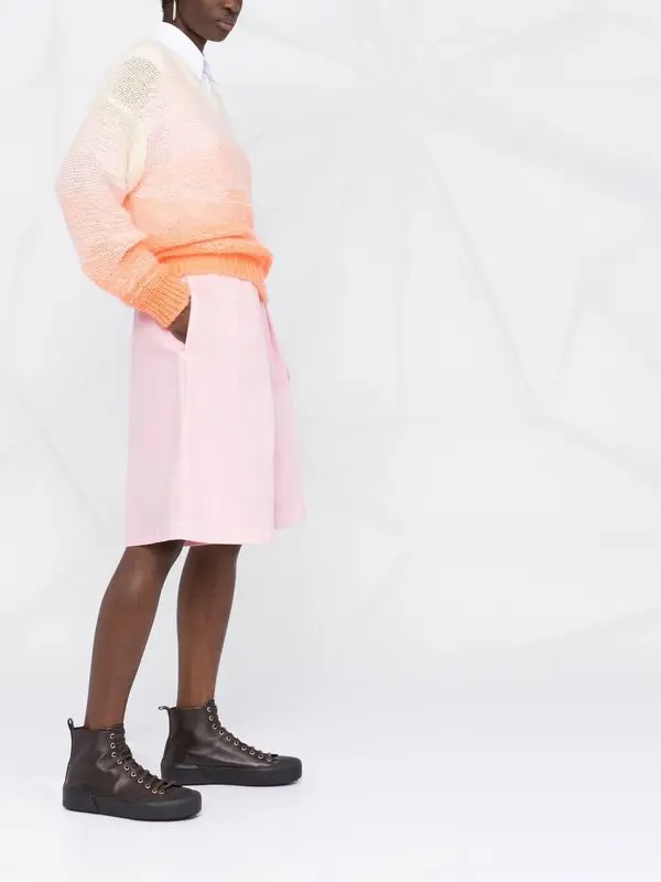 Raf Simons Pleated Denim Shorts