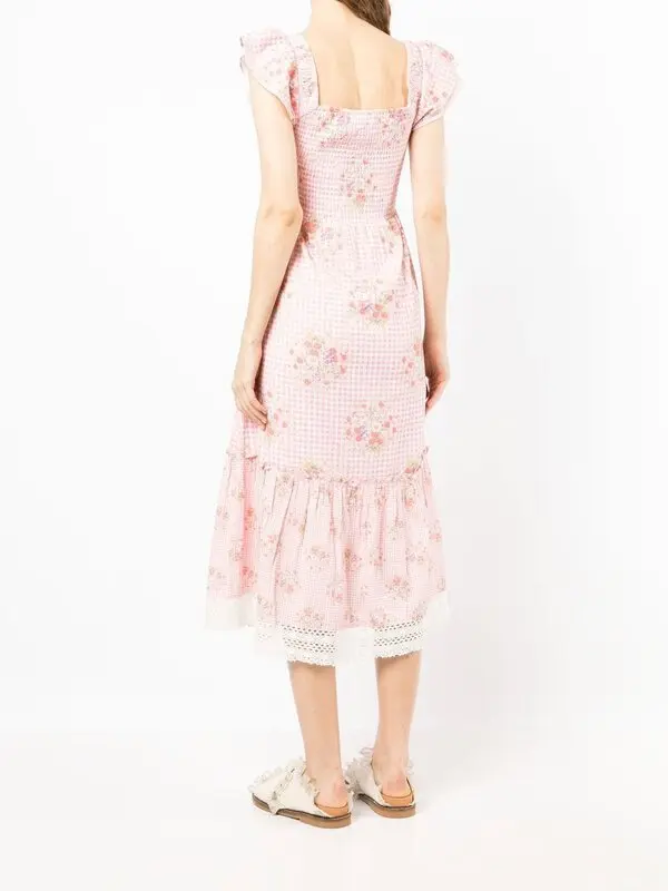 LoveShackFancy Emeka Midi Dress