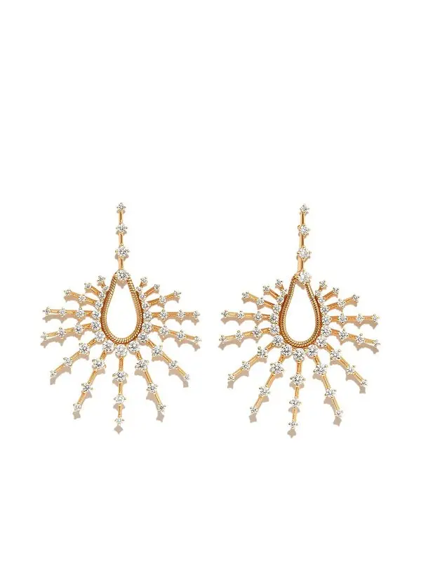 Fernando Jorge 18kt Yellow Diamond Drop Earrings - Gold