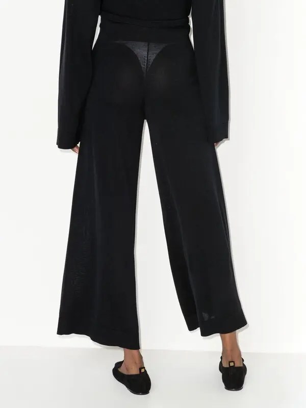 TOTEME Knitted Silk-cashmere Trousers