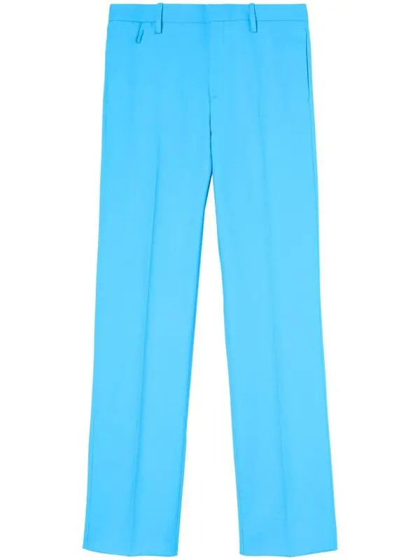 Off-White Straight-leg Tailored Trousers - Blue