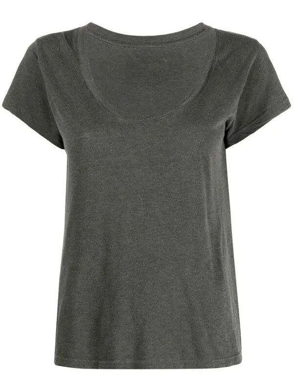 Zadig&Voltaire Scoop-neck T-shirt - Grey