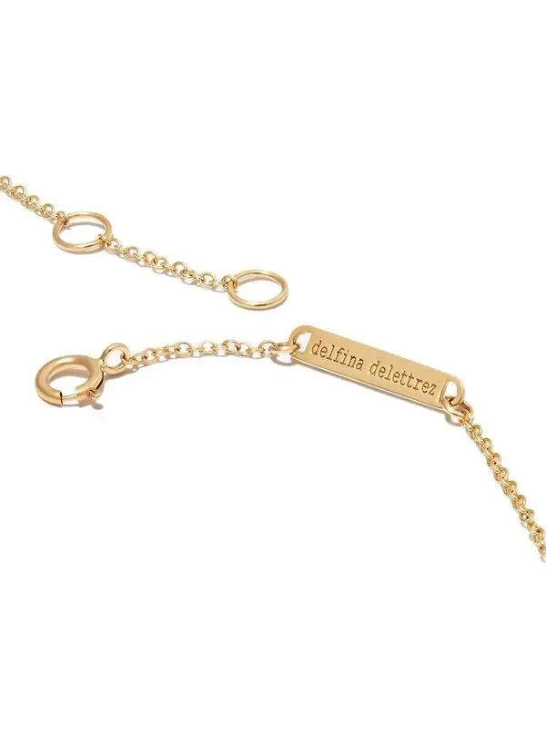 Delfina Delettrez 18kt Yellow Dancing Diamonds Necklace