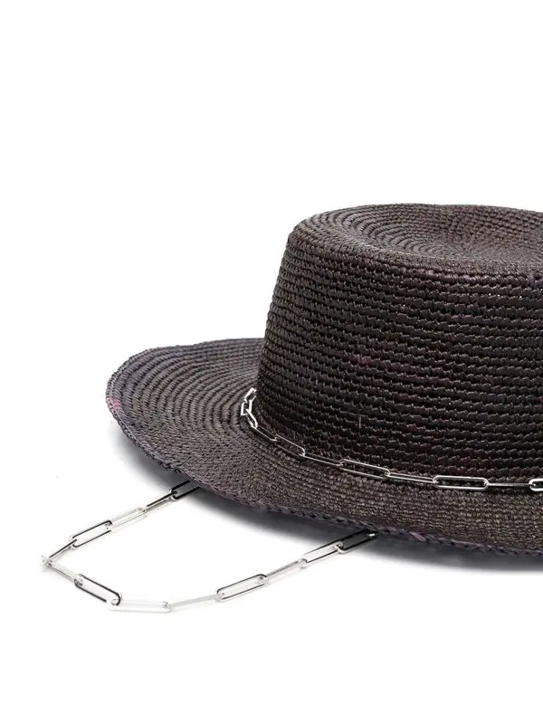 VAN PALMA Melisses Chain-detail Hat