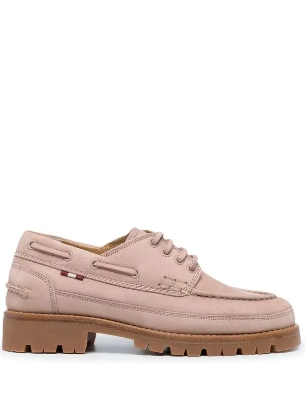 Bally Traper Leather Moccasins