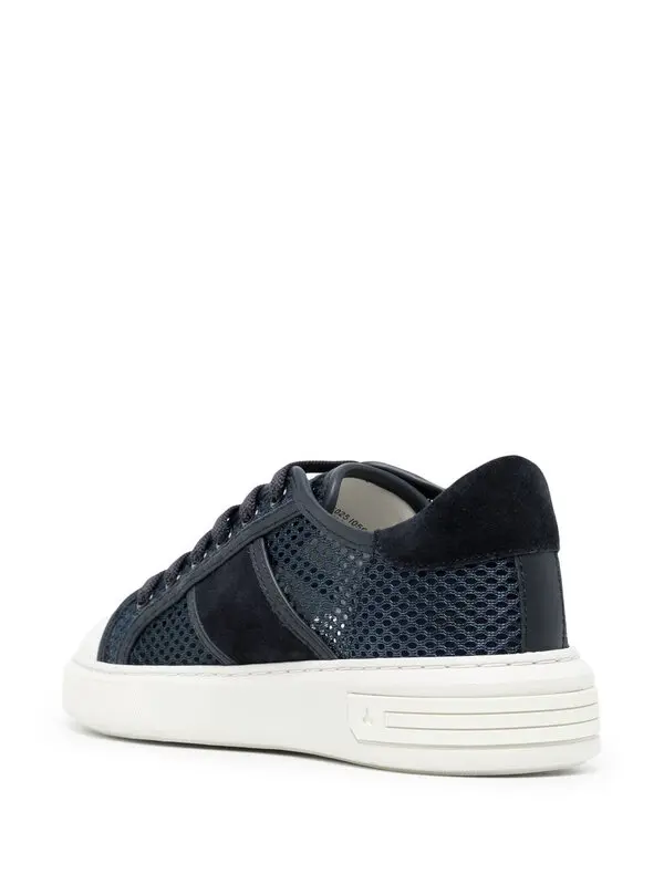 Bally Mesh-panel Low-top Sneakers - Blue