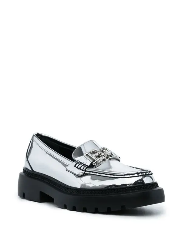 Bally Gioia Chunky Leather Loafers