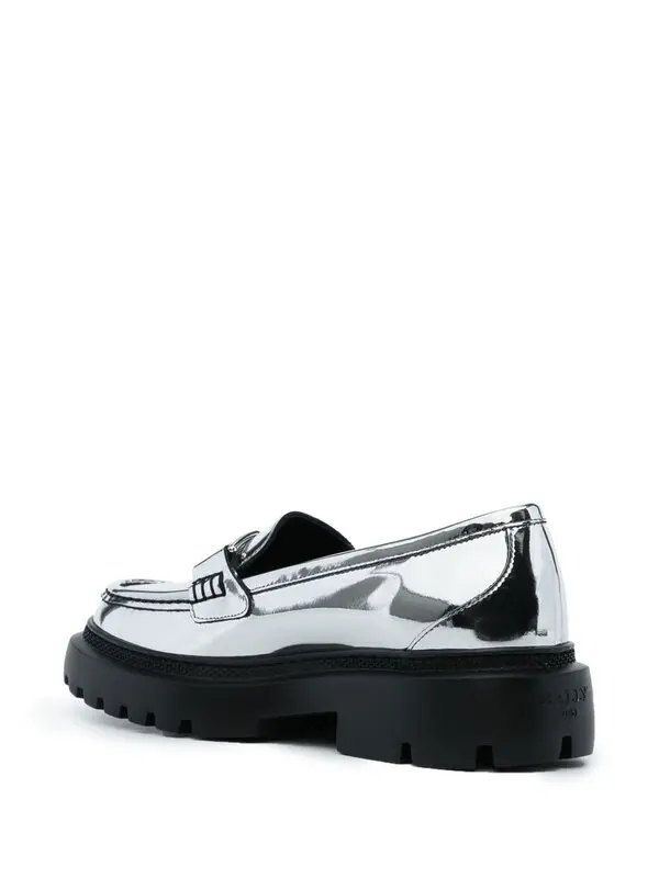 Bally Gioia Chunky Leather Loafers