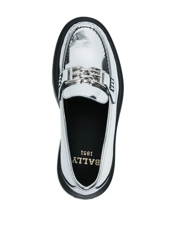 Bally Gioia Chunky Leather Loafers
