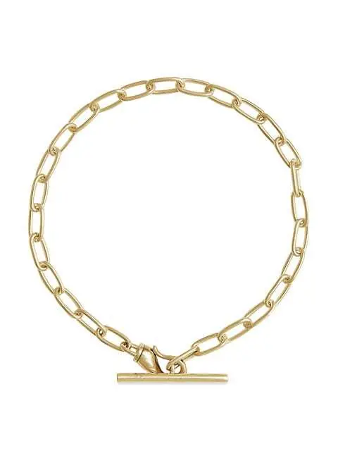 LOREN STEWART 14k--plated Double-wrap Chain Bracelet