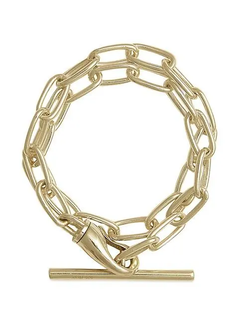 LOREN STEWART 14k--plated Double-wrap Chain Bracelet