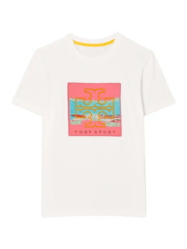 Tory Burch Graphic Logo Patch T-shirt