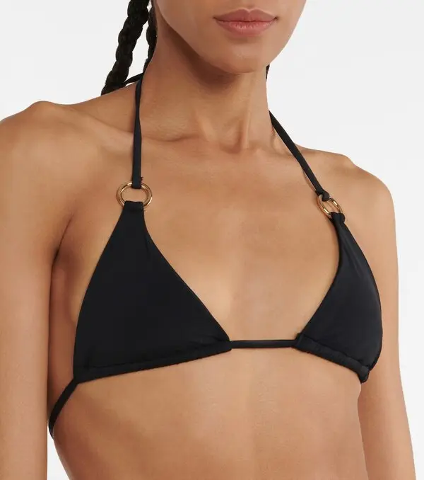 LOUISA BALLOU Mini Ring Bikini Top