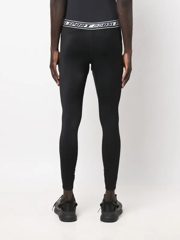 DIESEL® Logo-waistband Detail Leggings