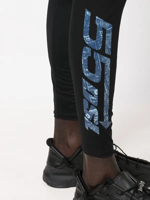 DIESEL® Logo-waistband Detail Leggings