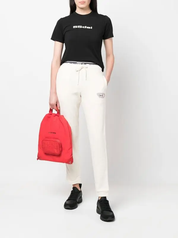 DIESEL® Logo Print Track Pants Off-white