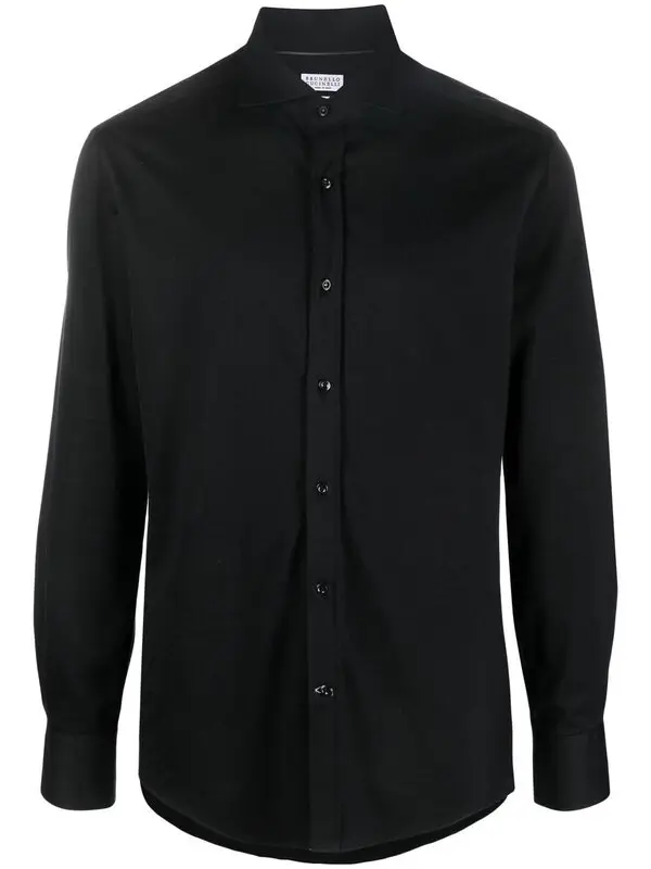 Brunello Cucinelli Long-sleeve Cotton Shirt