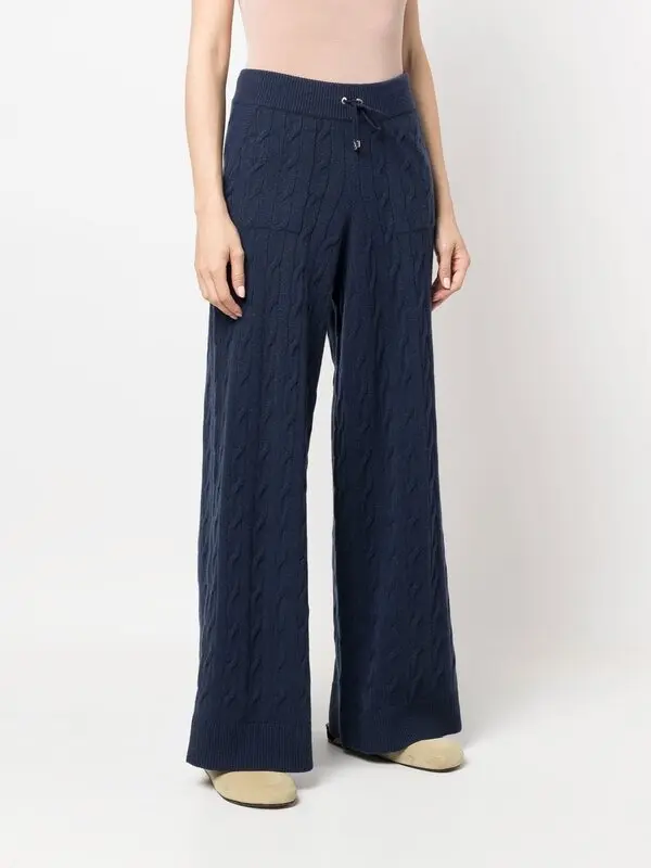 Ralph Lauren Recycled Cashmere Wide-leg Trousers