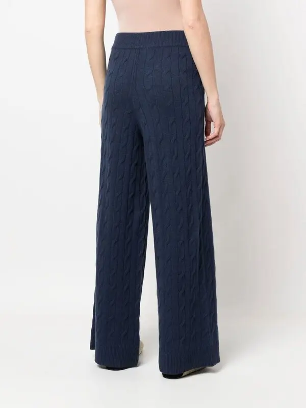 Ralph Lauren Recycled Cashmere Wide-leg Trousers