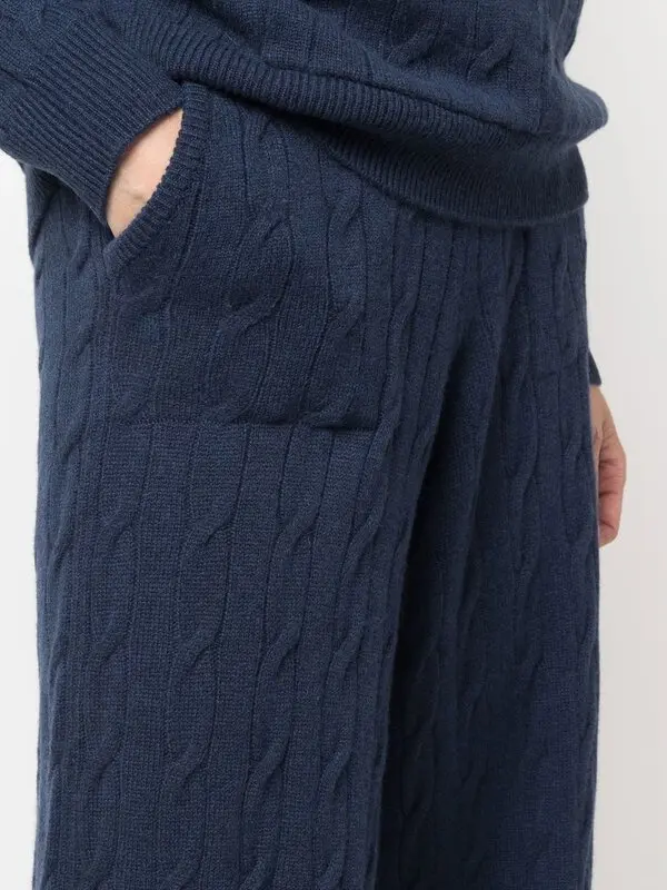 Ralph Lauren Recycled Cashmere Wide-leg Trousers