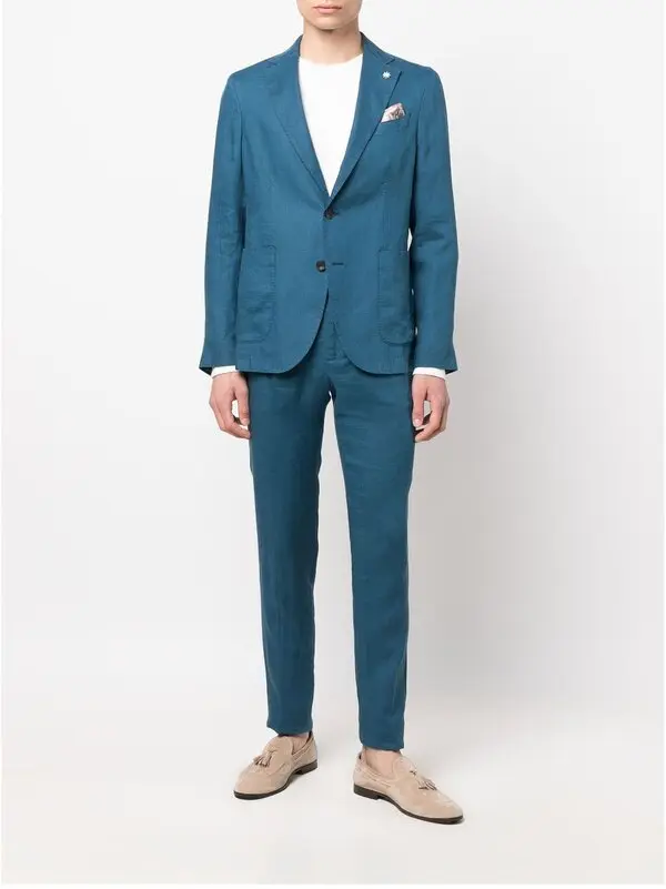 MANUEL RITZ Single-breasted Linen Suit