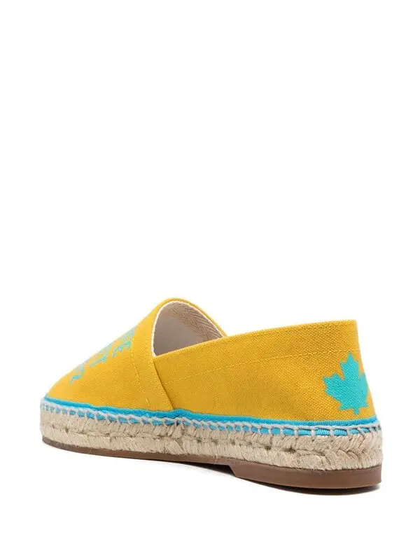 Dsquared2 Logo-print Espadrilles - Yellow