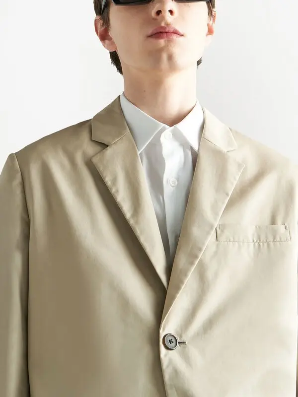 Prada Single-breasted Cotton Blazer