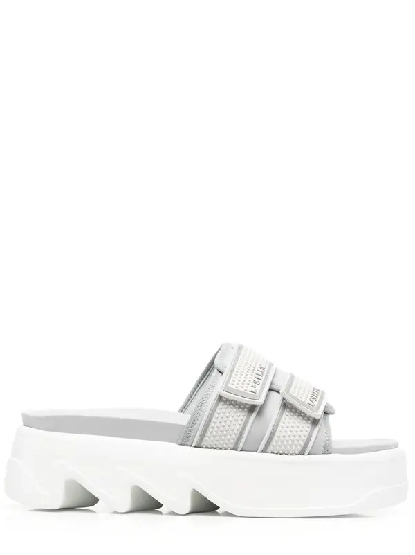 LE SILLA Poolside Platform Sandals - Grey