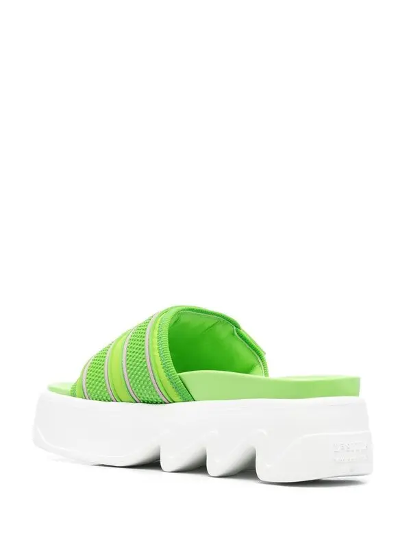 LE SILLA Poolside Platform Sandals - Green