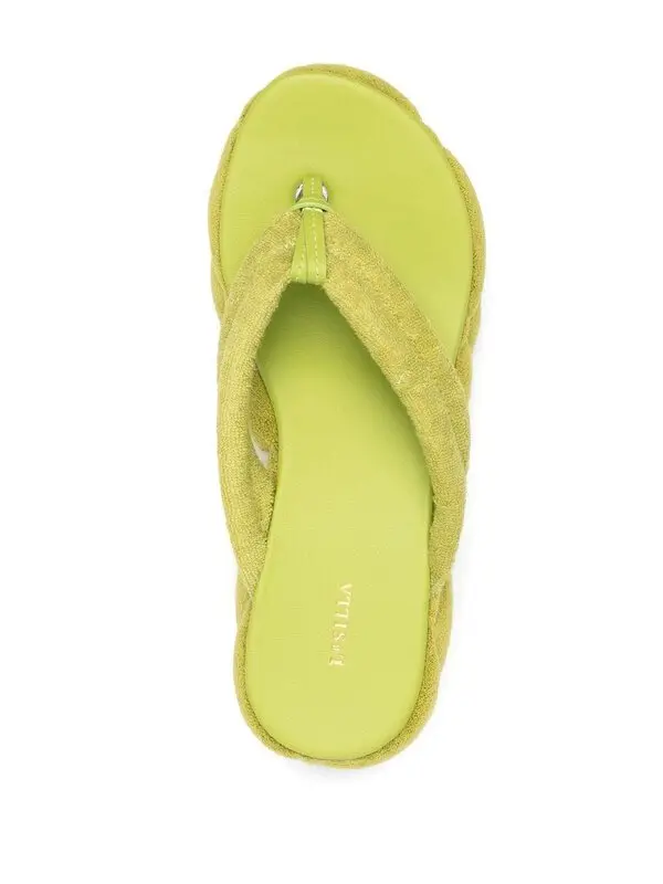 LE SILLA Square Wedge Sandals