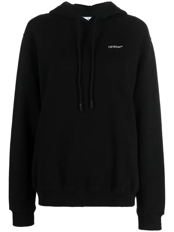 Off-White Arrows Motif Hoodie - Black