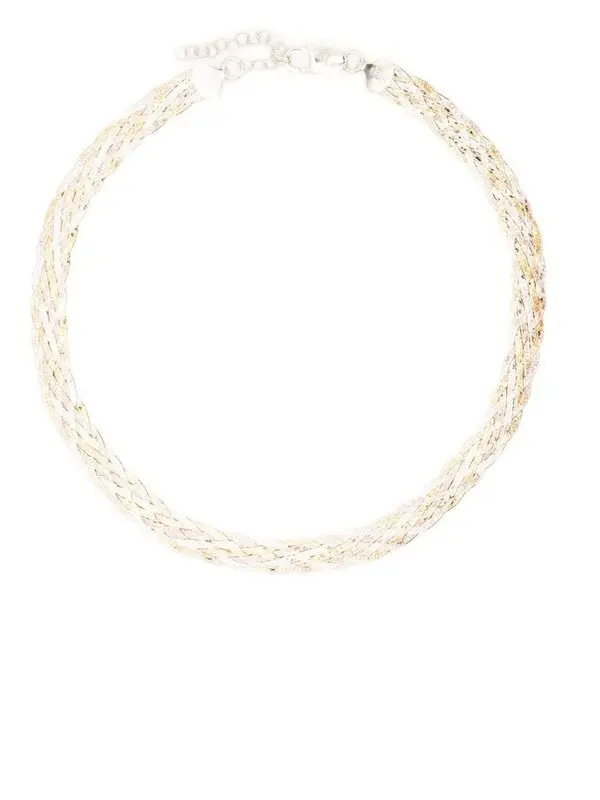 Pamela Love Tri-tone Braided Thick Chain