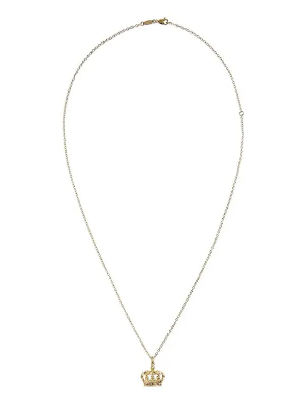 Dolce & Gabbana 18k Yellow Royal Pendant Necklace - Gold