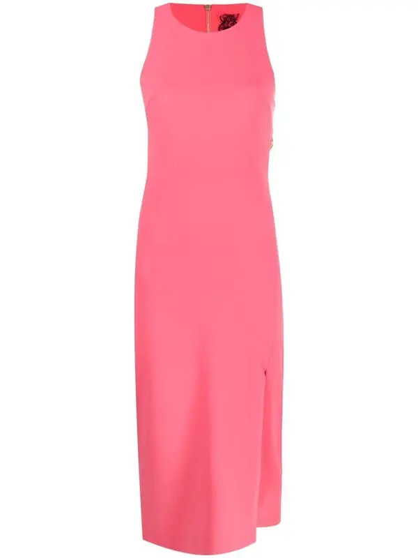 Patrizia Pepe Open-back Midi Dress - Pink