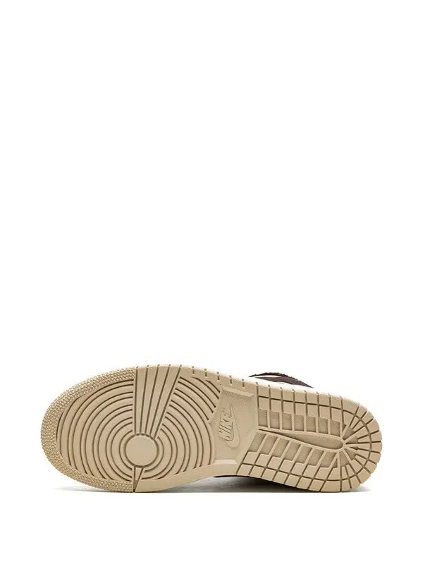 JORDAN Air 1 Mid Se Basalt Fleece Sneakers - Brown